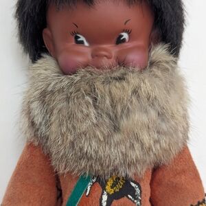 Regal Toys | Other | Vtg Regal First Nations Inuit Design Doll Leather ...